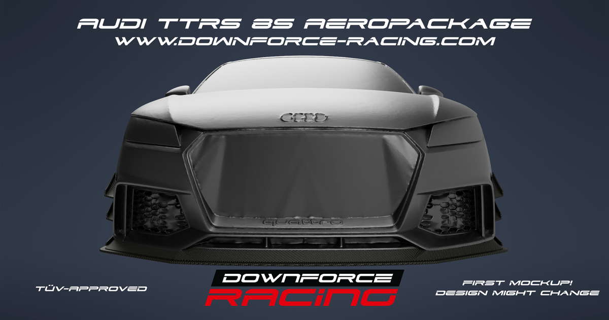 Audi TTRS 8S Clubsport Frontsplitter – Downforce Racing